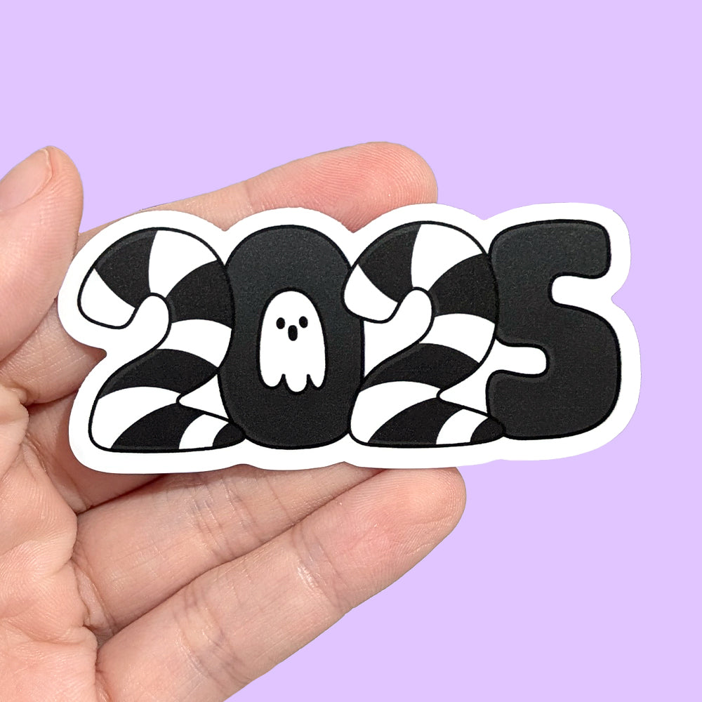 2025 Spooky Vinyl Sticker – Fox and Cactus