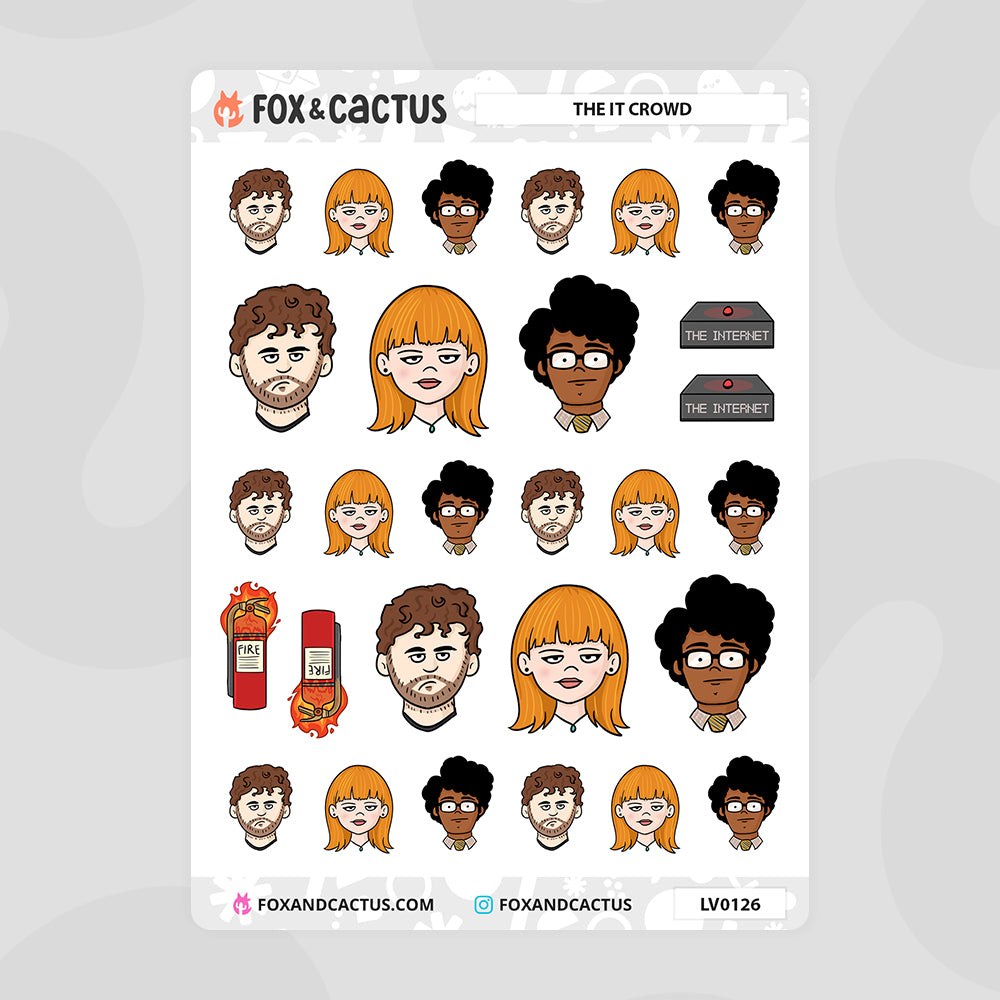 LIMITED IT Crowd Stickers (K0203) – Fox and Cactus
