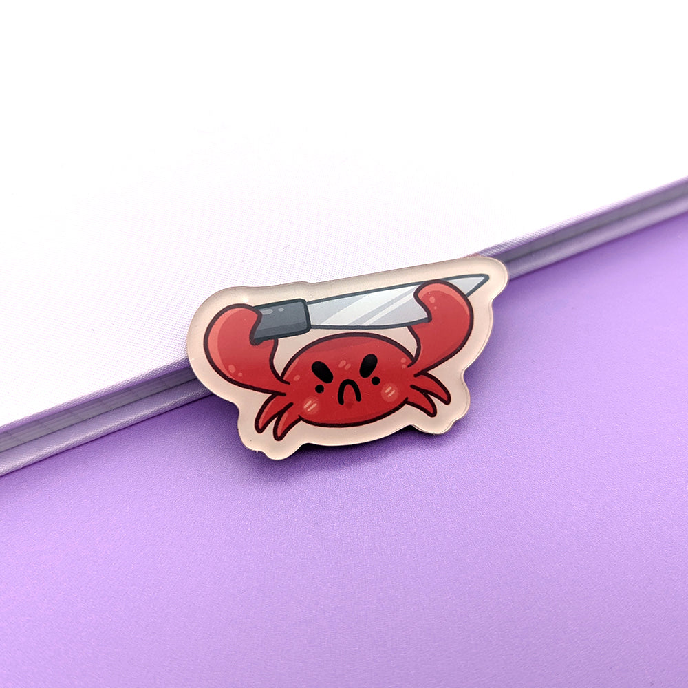 Stabby Crabby Fridge Magnet – Fox and Cactus