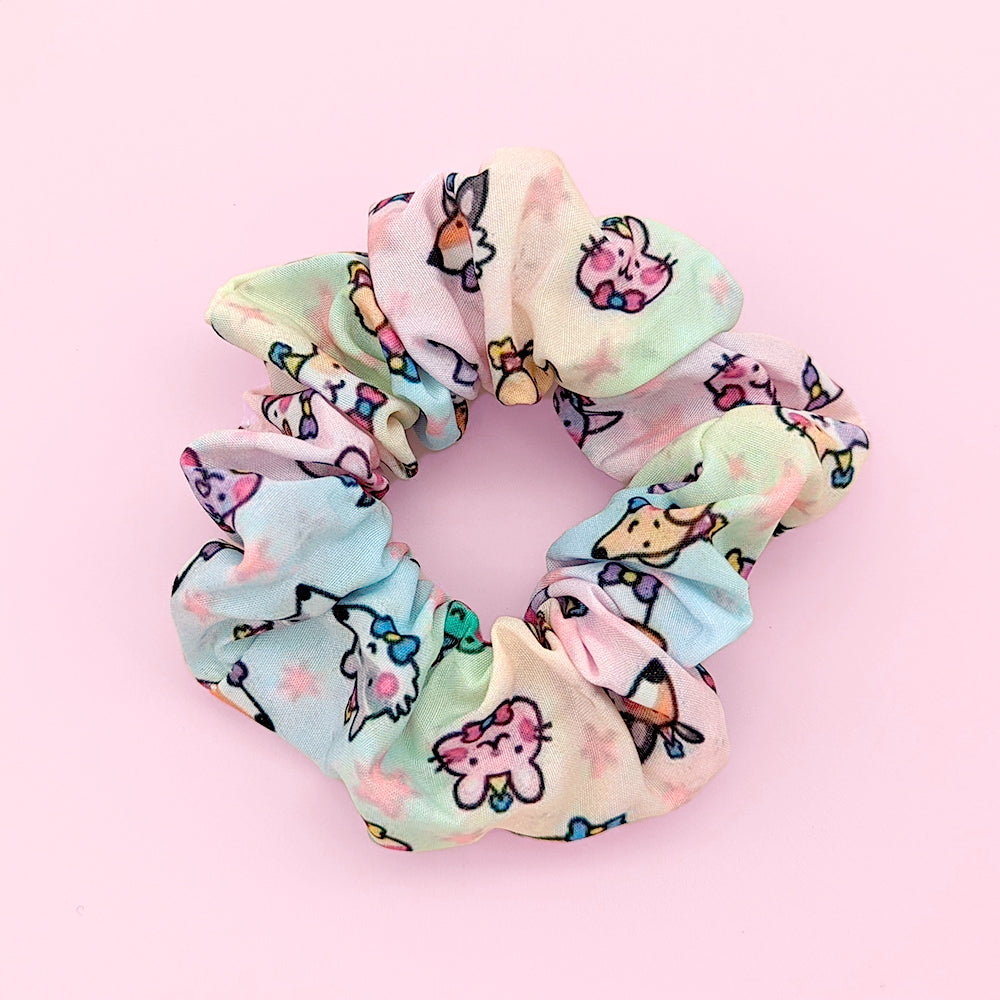 Party Animal Scrunchie – Fox and Cactus