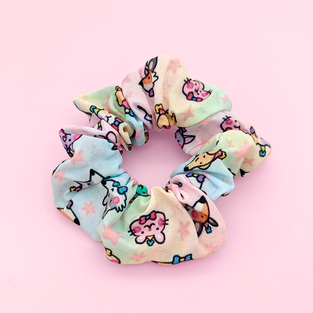 Party Animal Scrunchie – Fox and Cactus