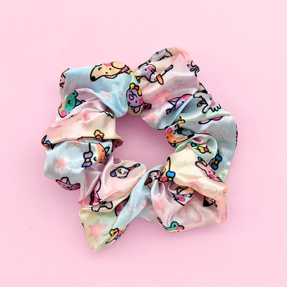 Party Animal Scrunchie – Fox and Cactus